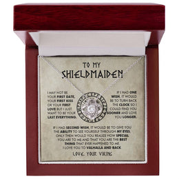 To My Shieldmaiden - I Love You To Valhalla And Back - Love Knot 16 ...