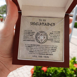 To My Shieldmaiden - I Love You To Valhalla And Back - Love Knot 16 ...